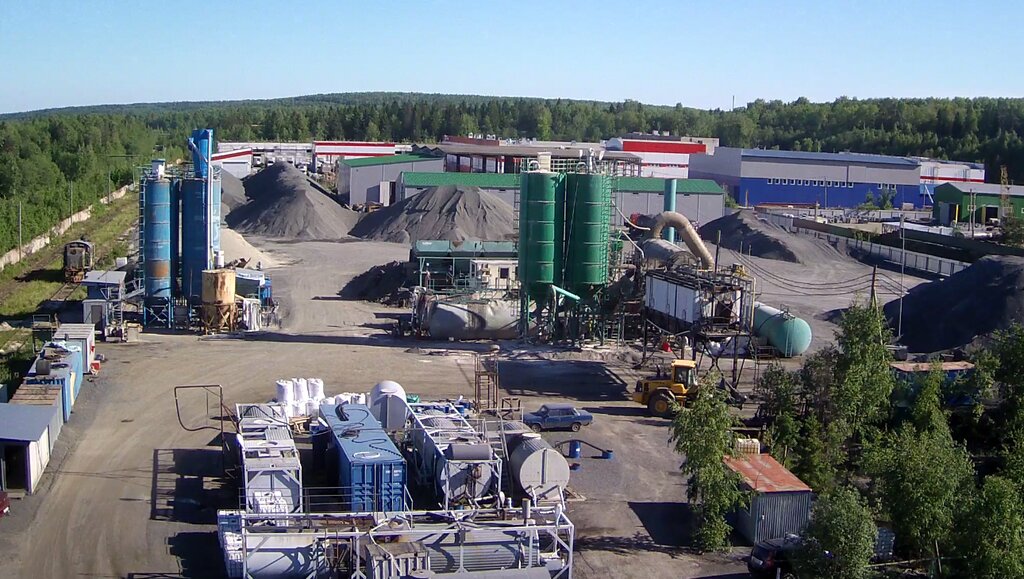 Sanayi kuruluşu Karelian Bitumen Company, Petrozavodsk, foto