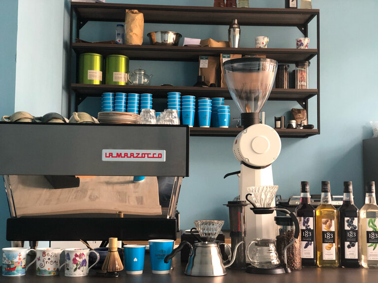 Kahve dükkanları La Marzocco Espresso Bar, Tiflis, foto