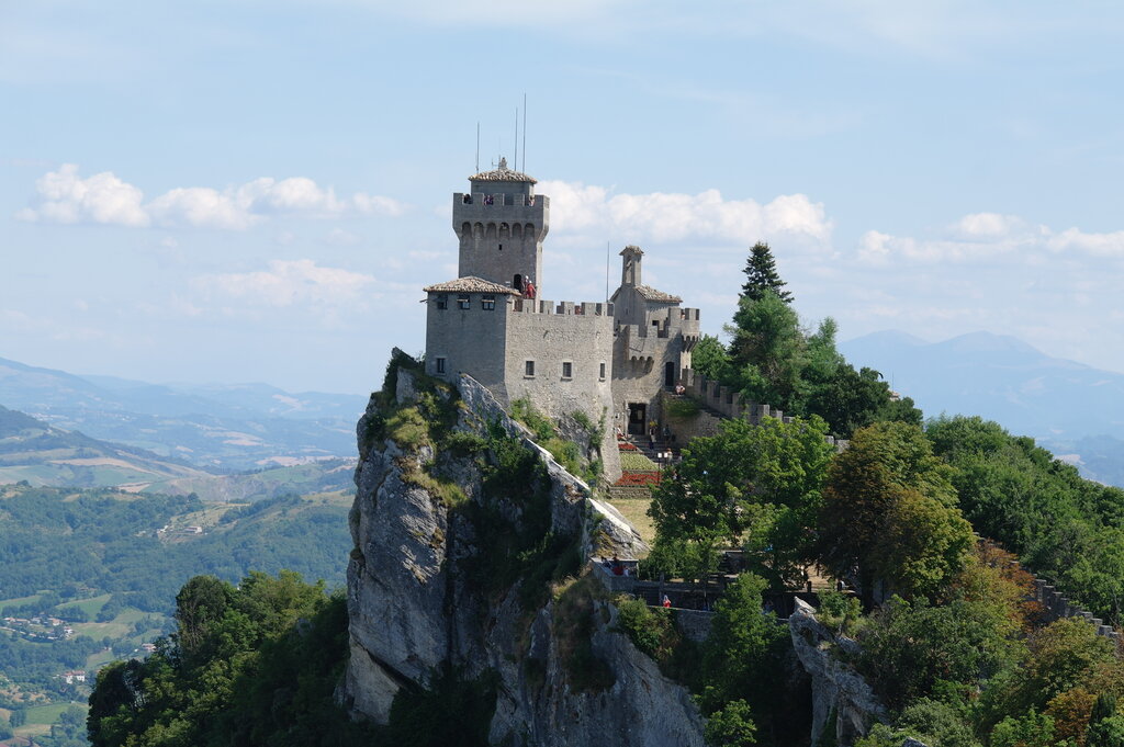 Turistik yerler Guaita, San Marino, foto