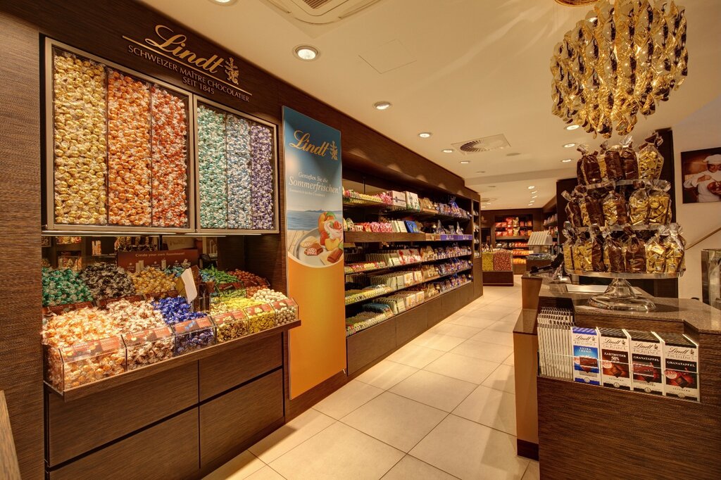 Kuruyemiş, atıştırmalık, kuru meyve Lindt Boutique Trier, Trier, foto