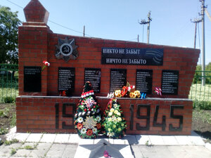 Никто не забыт, ничто не забыто (Chelyabinsk Region, Kizilskiy okrug, posyolok Ural, Tsentralnaya ulitsa), anıt, heykel  Çeliabinskaya oblastından