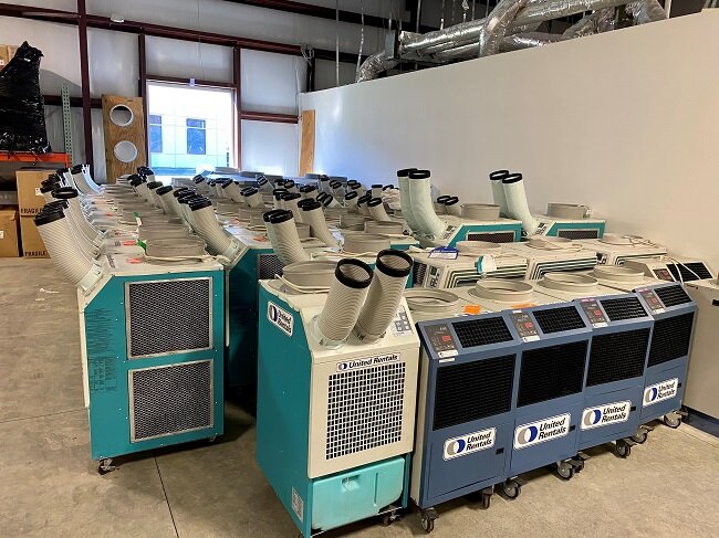 Kiralama noktası United Rentals - Climate Solutions - Spot Coolers, Güney Carolina, foto