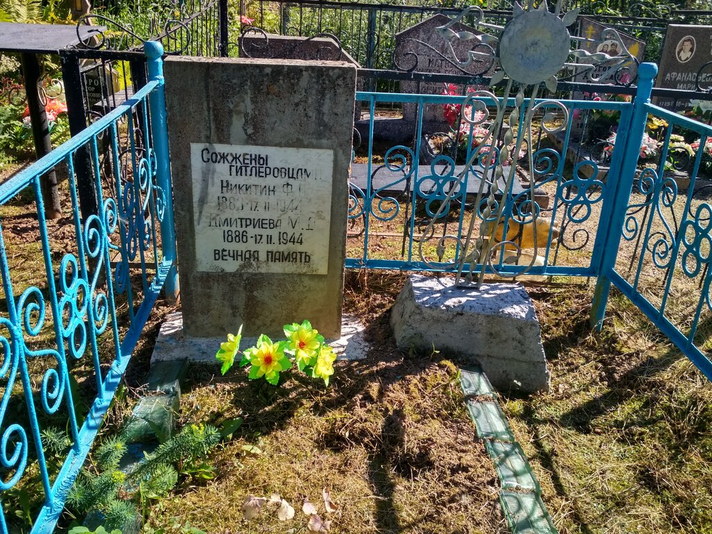 Anıt, heykel Братская могила, Pskovskaya oblastı, foto