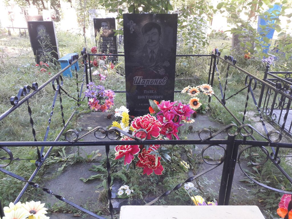 Ünlü kişilerin mezarları П.В. Шаронов, Vladimirskaya oblastı, foto