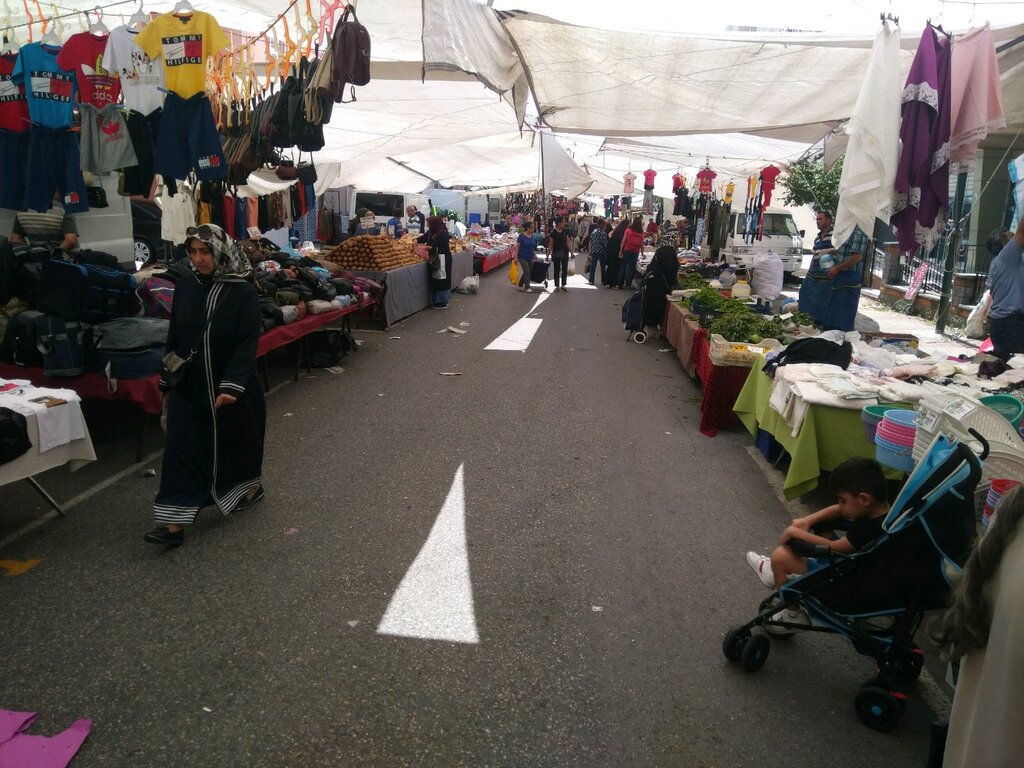 Pazarlar ve çarşılar Semt pazarı, İstanbul, foto