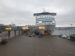 Frihamnsterminalen (Stockholm, Tegeluddsvägen), deniz ve nehir iskeleleri  Stockholm'dan