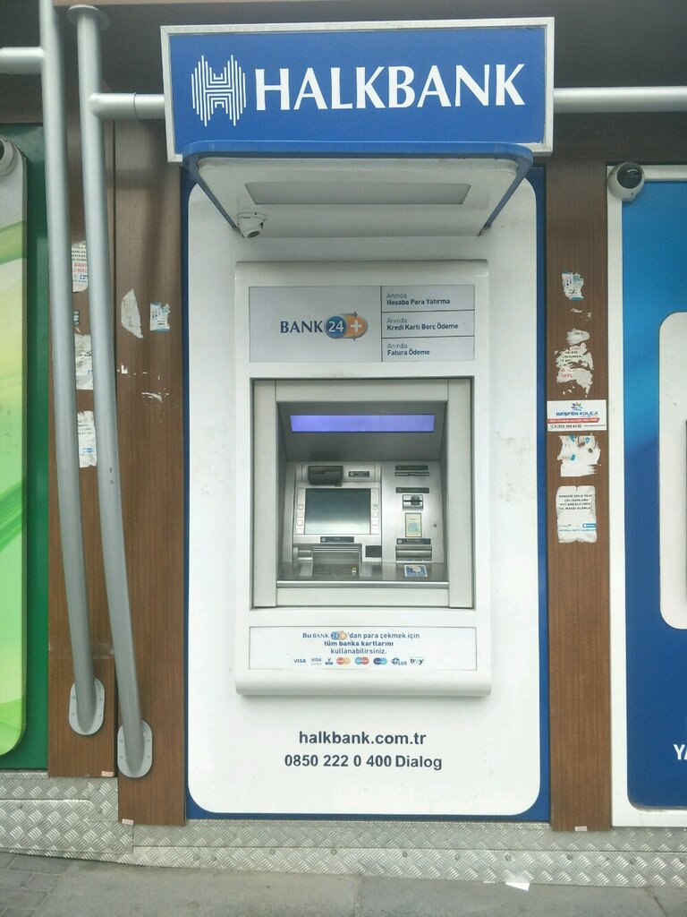 ATM'ler Halkbank ATM, Ankara, foto