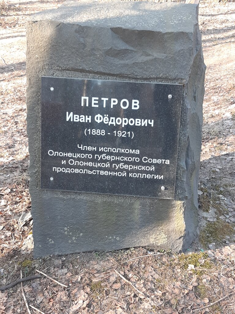 Anıt, heykel Иван Петров, Petrozavodsk, foto