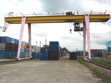 Demiryolu kargo Cargo Terminal Kostarikha, Russian Railways, Nijni Novgorod, foto