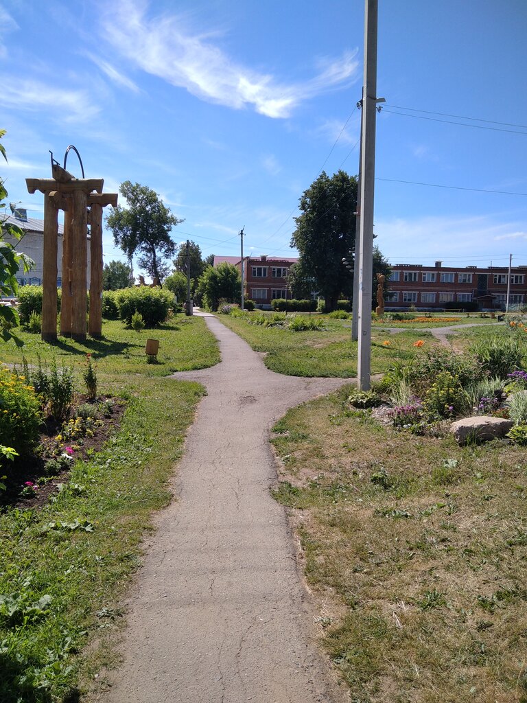 Kültür ve eğlence parkları Центральный сквер, Udmurtiya, foto