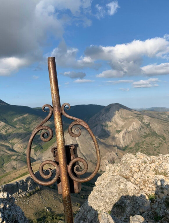 Dağ zirvesi Гора Куроча, Kırım Cumhuriyeti, foto