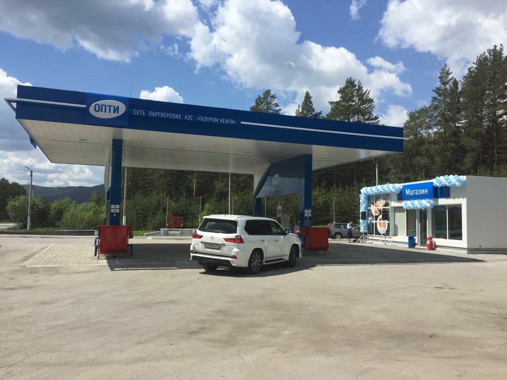 Benzin istasyonu Опти Партнер Газпром Нефти, Çeliabinskaya oblastı, foto