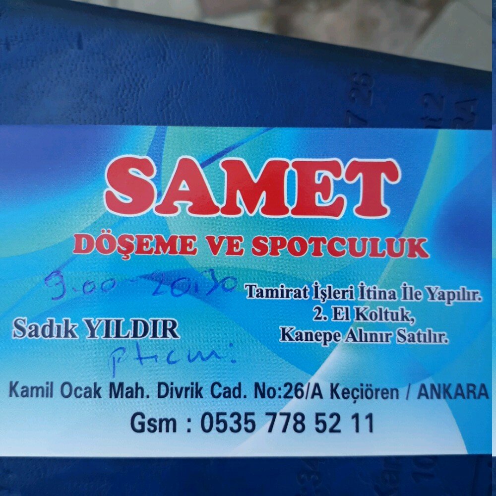 i̇kinci el eşya satışı Samet Döşeme ve Spot, Ankara, foto