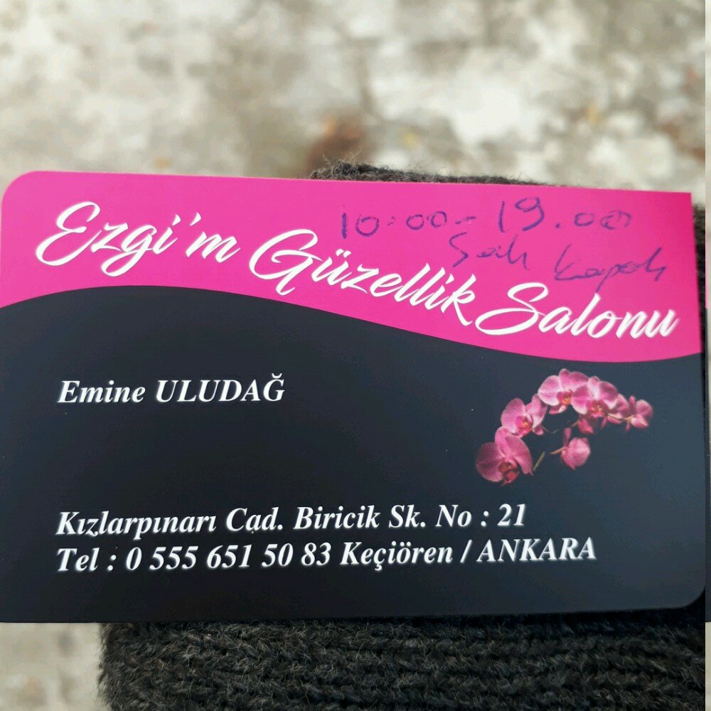 Güzellik salonu Ezgi'm Güzellik Salonu, Ankara, foto