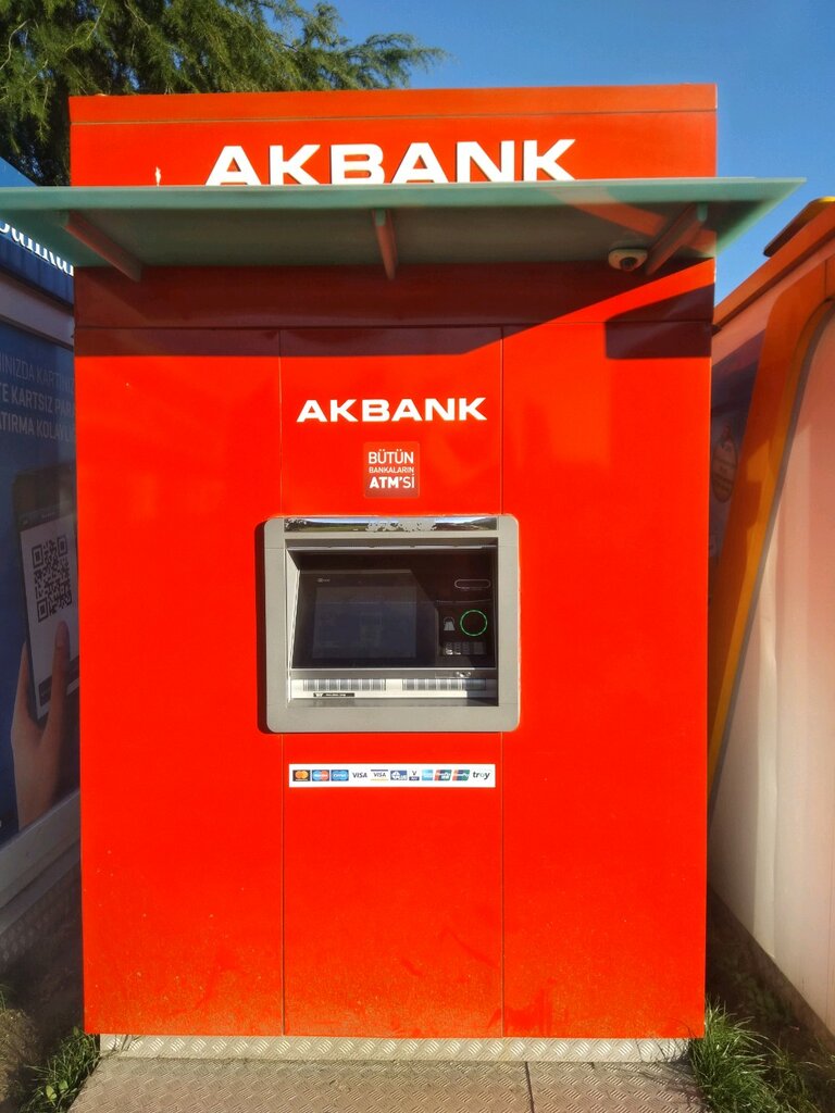 ATM'ler Akbank ATM, İstanbul, foto