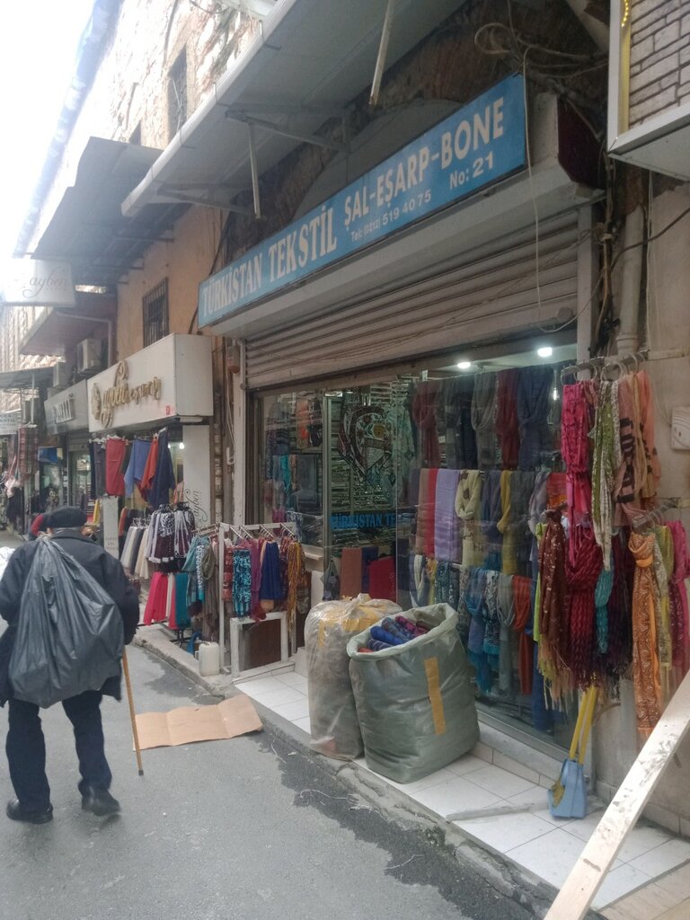 Giyim mağazası Türkistanlı Tekstil, İstanbul, foto