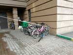 Bicycle parking (Privolnaya Street No:56, Moscow), bisiklet park yerleri  Moskova'dan