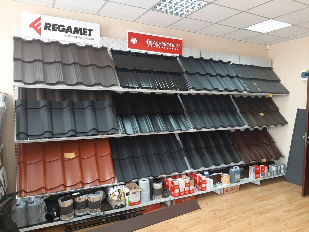 Çatı ve çatı materyalleri Etalon Krovli, Brest, foto