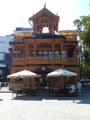 Kahve dükkanları Lviv Handmade Chocolate, Truskavets, foto