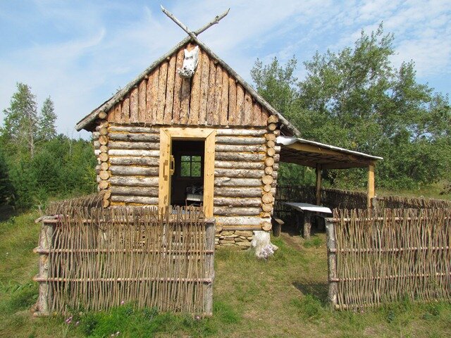 Resort oteller, tesisler Lukomorye, baza otdykha, Krasnoyarski krayı, foto