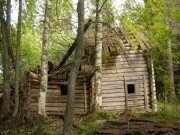 Ortodoks kiliseleri Chasovnya V Pulozere, Karelya, foto