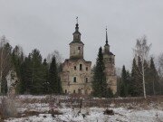 Tserkov Pokrova Presvyatoy Bogoroditsy V Pokrovskom na Luze (Kirov Region, Luzskiy munitsipalny okrug, urochishche Pokrovo), ortodoks kiliseleri  Kirovskaya oblastından