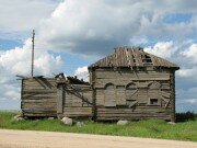 Şapel, haç anıtı Часовня Илии Пророка, Vologodskaya oblastı, foto