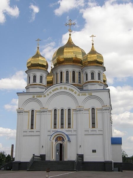Ortodoks kiliseleri Svyato-Pokrovsky khram, Makeevka, foto
