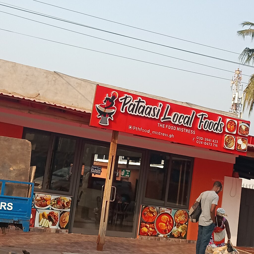 Kantin, yemekhane Pataasi Local Foods, Akra, foto