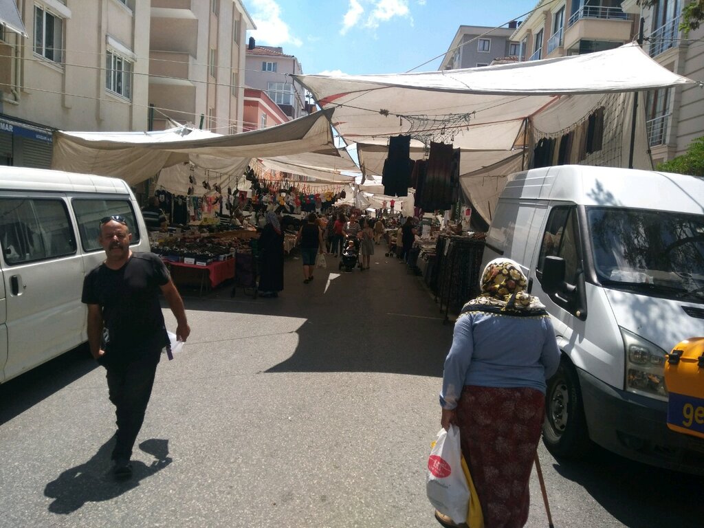 Pazarlar ve çarşılar Semt pazarı, İstanbul, foto