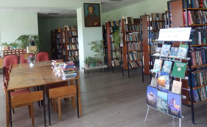 Kütüphaneler Черкутинская библиотека, Vladimirskaya oblastı, foto