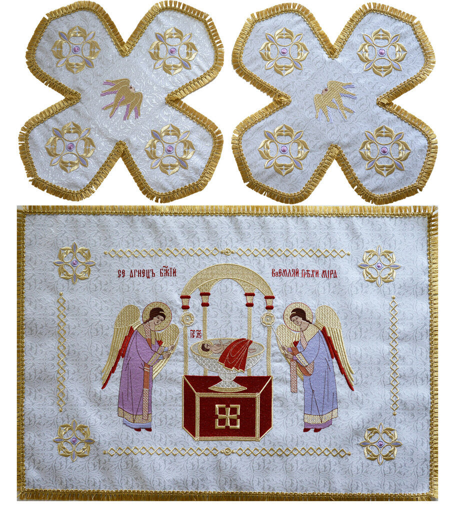 Nakış hizmetleri White sateen, Moskova ve Moskovskaya oblastı, foto