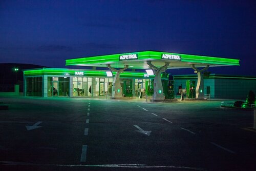 Benzin istasyonu Azpetrol, Kobustan Rayonu, foto