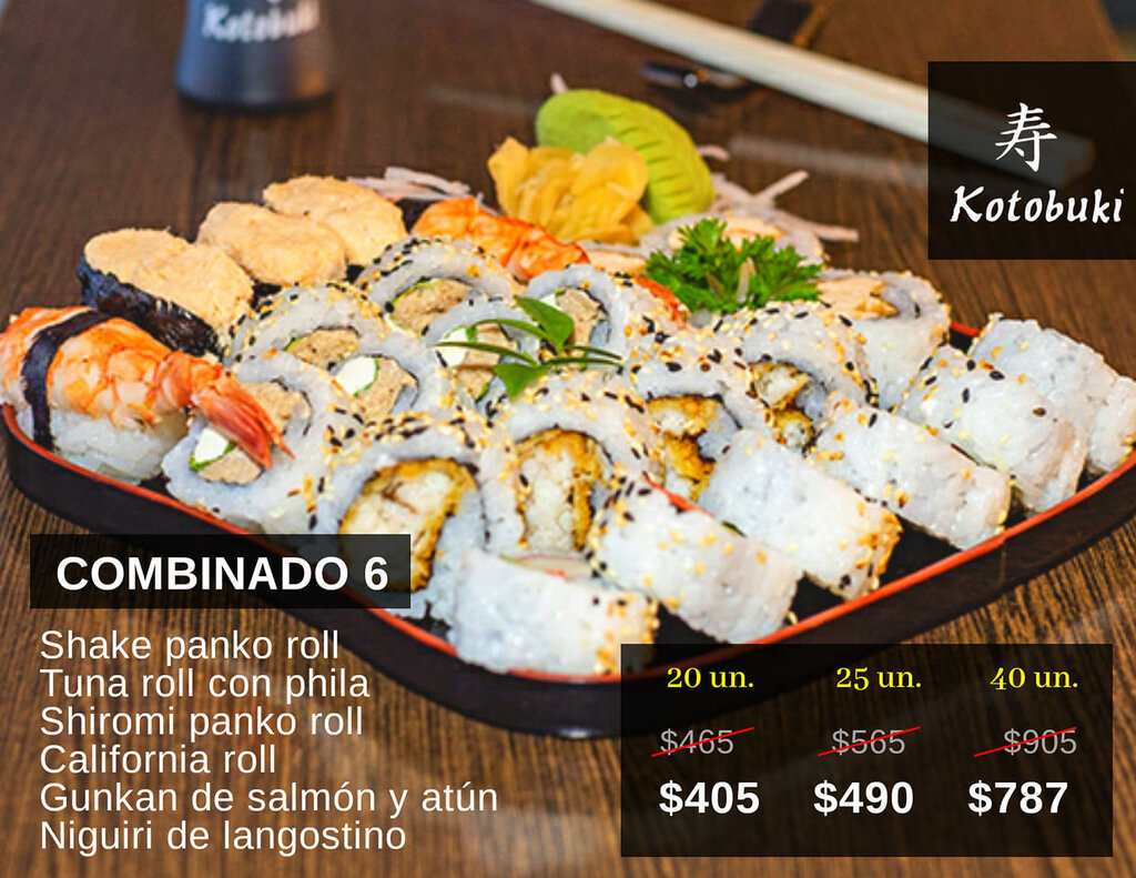 Suşi restoranı Sushi Kotobuki, Buenos Aires, foto