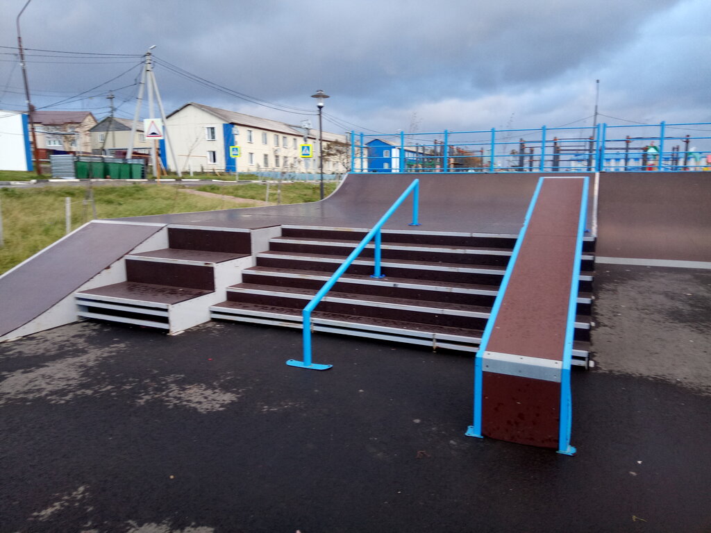 Oyun alanı Playground, Sahalin Bölgesi, foto