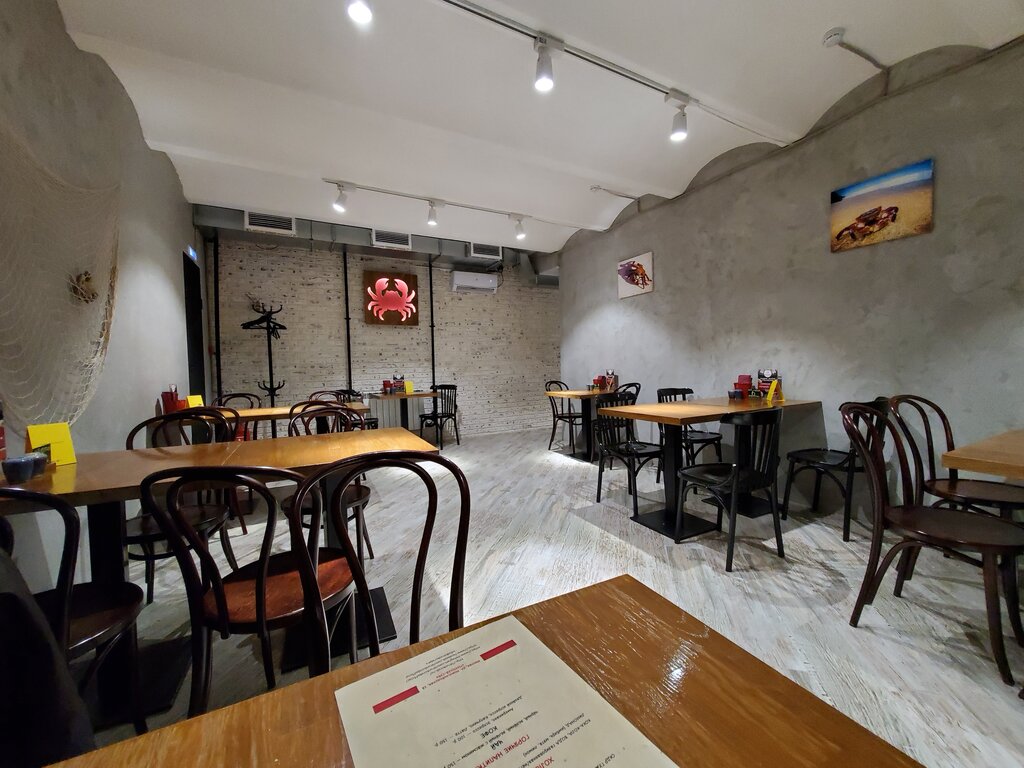 Kafe Crab Cooker Carry Claws, Moskova, foto