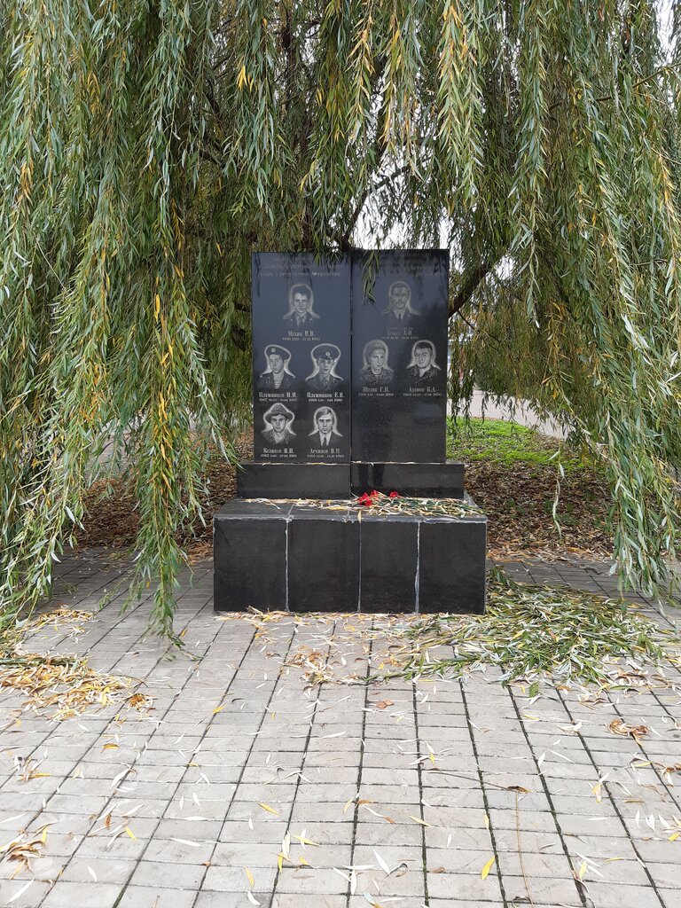 Anıt, heykel Воинам, погибшим в Афганистане и Чечне, Tambovskaya oblastı, foto