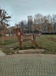 Dog park (Moscow Region, Khimki, skver imeni Marii Rubtsovoy), köpek gezdirme alanları  Himki'den