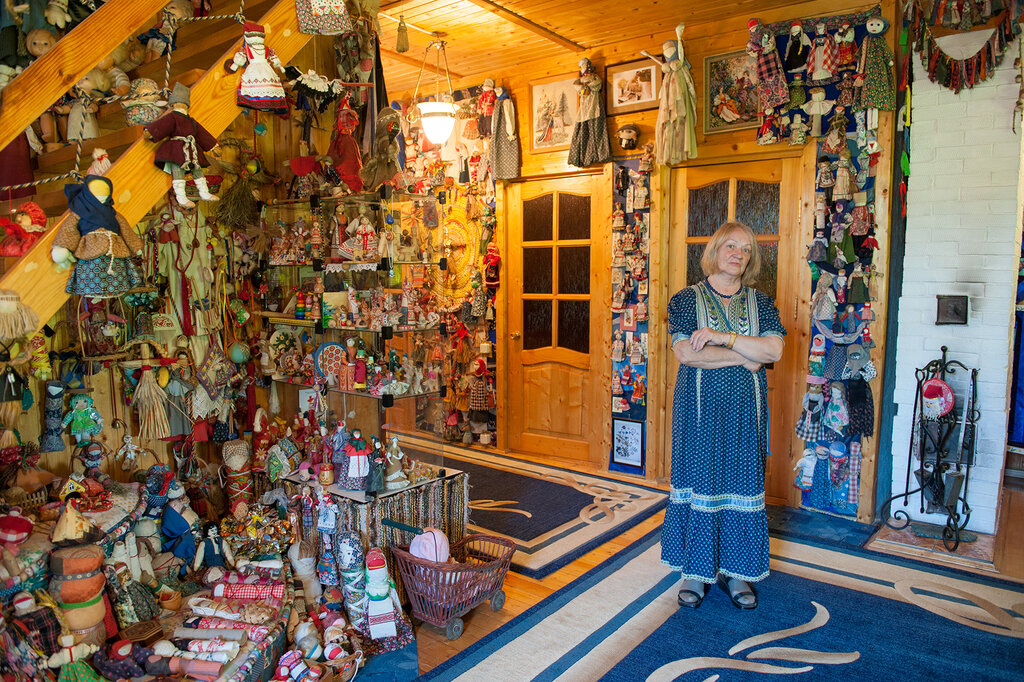 Müzeler ve sanat galerileri Музей кукол Берегиня, Kalujskaya oblastı, foto