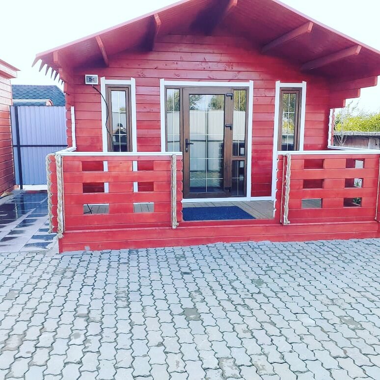 Hamam ve sauna inşaatı Bani-Bochki, Krasnoyarsk, foto