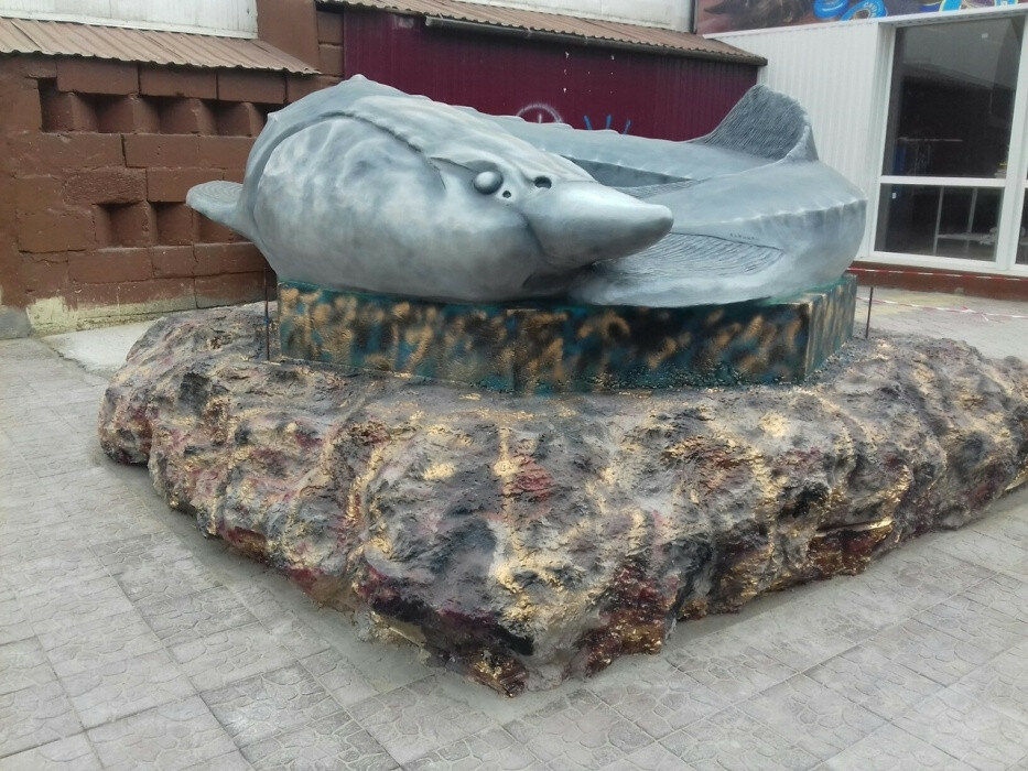 Çeşme Фонтан Осётр, Astrahan, foto