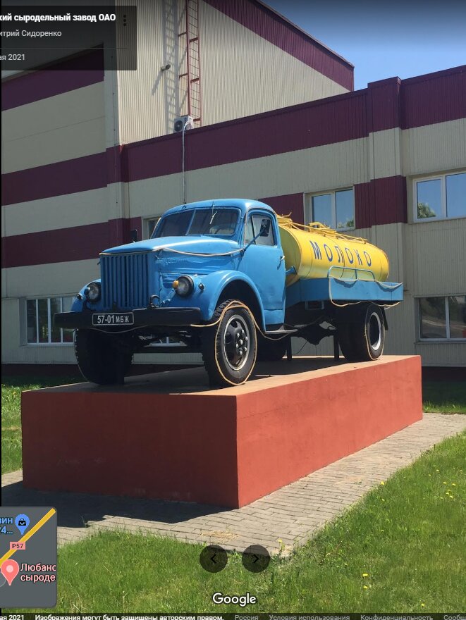Teknoloji anıtı ГАЗ-51, Lyuban, foto