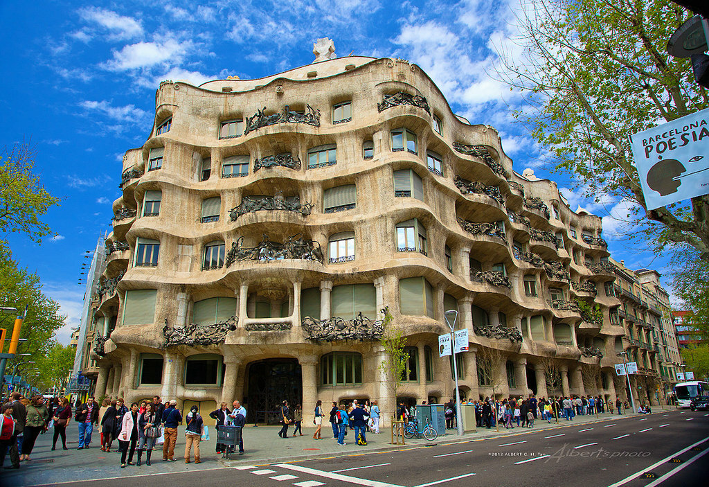 Müzeler ve sanat galerileri Casa Mila, Barselona, foto