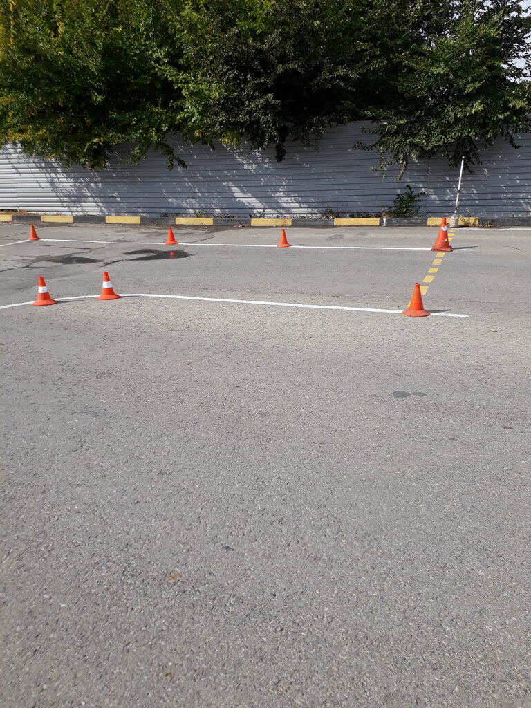 Ehliyet sınav alanı Площадка для учебной езды ГИБДД Новочеркасска, Novoçerkassk, foto
