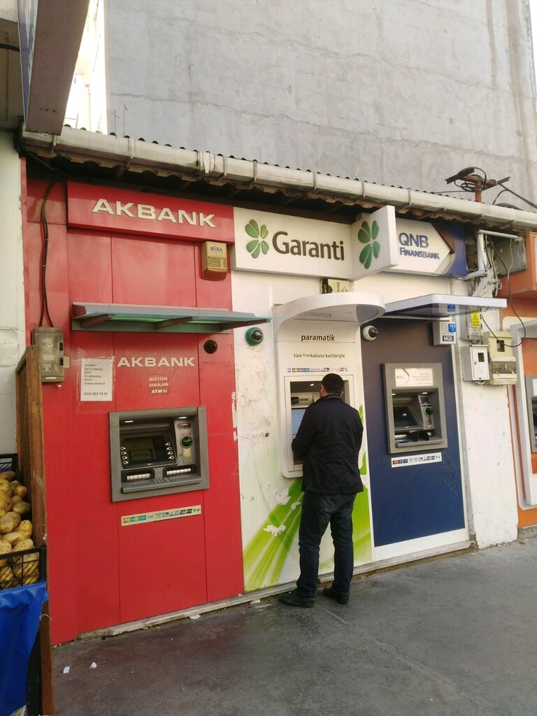 ATM'ler Akbank ATM, İstanbul, foto
