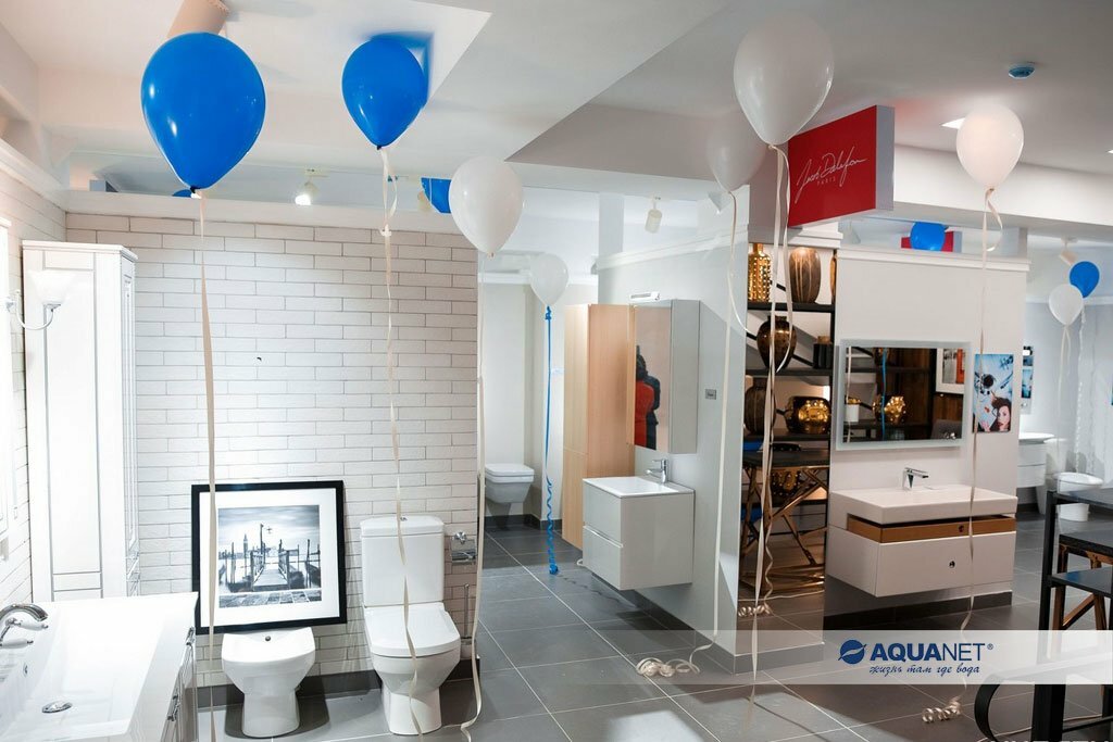 Banyo ve klozet mağazaları Aquanet, Astana, foto