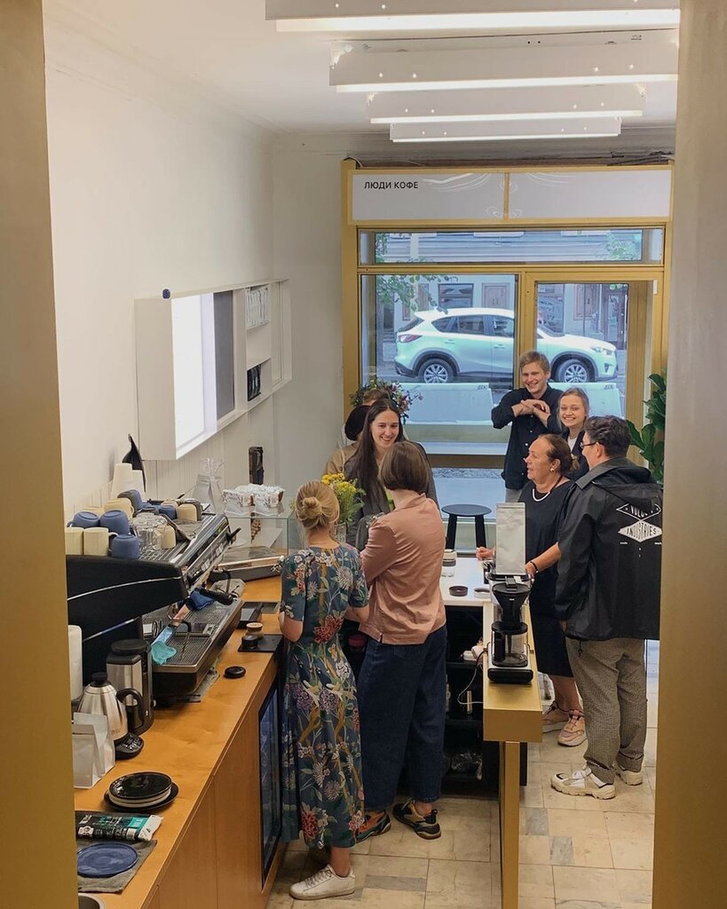 Kahve dükkanları Lu. Co, Saint‑Petersburg, foto