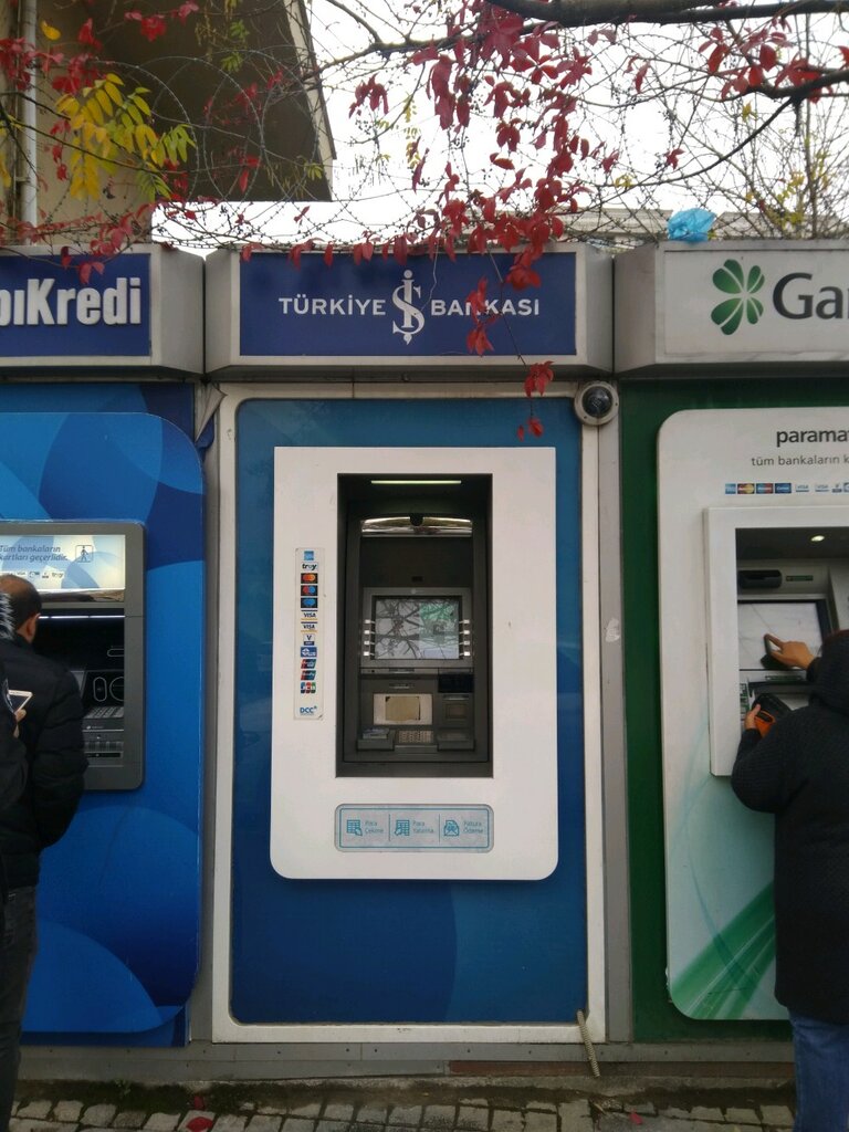 ATM'ler Türkiye İş Bankası Bankamatik, İstanbul, foto