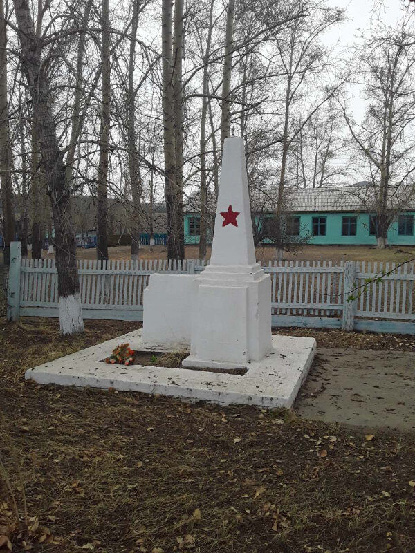 Anıt, heykel Воинам-землякам, погибшим в годы Великой Отечественной войны, Buriatya, foto