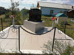 Участникам Великой Отечественной войны (Republic of Buryatia, Kyakhtinskiy District, munitsipalnoye obrazovaniye Ust-Kiranskoye, posyolok Kurort Kiran), anıt, heykel  Buriatya'dan
